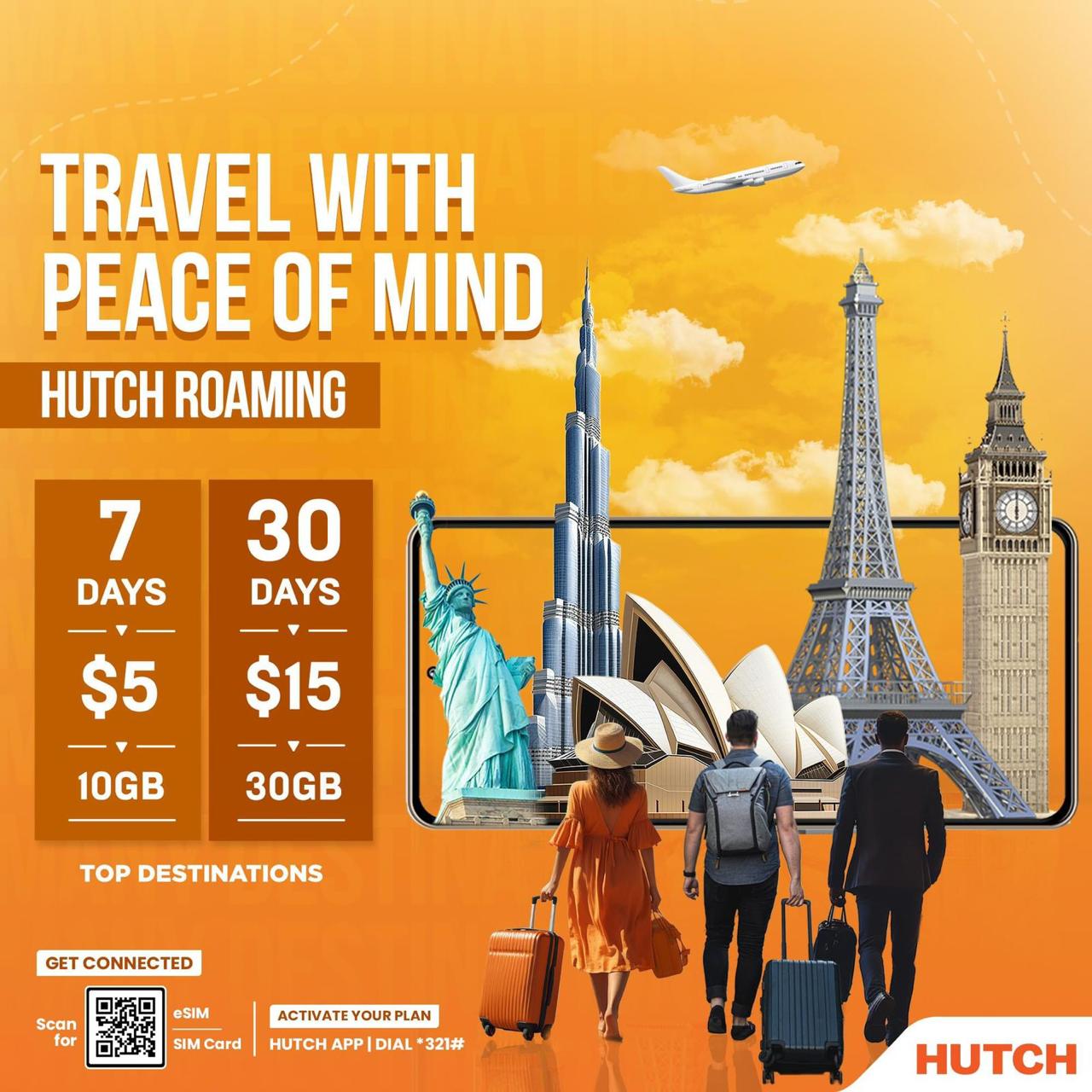 Stay Connected Abroad with HUTCH’s Unbeatable Data Roaming Deals - Hutch